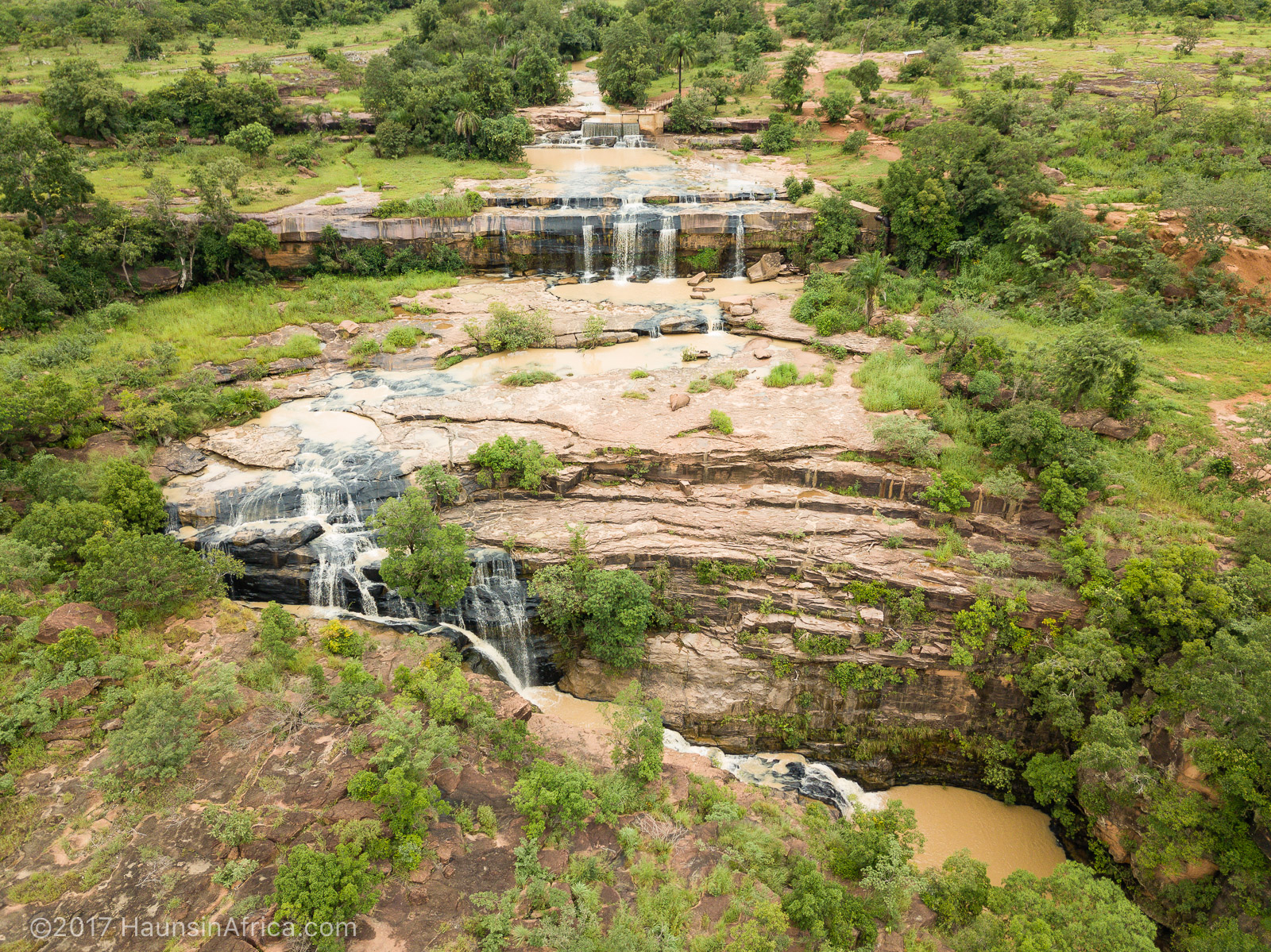 Cascades on the Komoé River - The Hauns in Africa