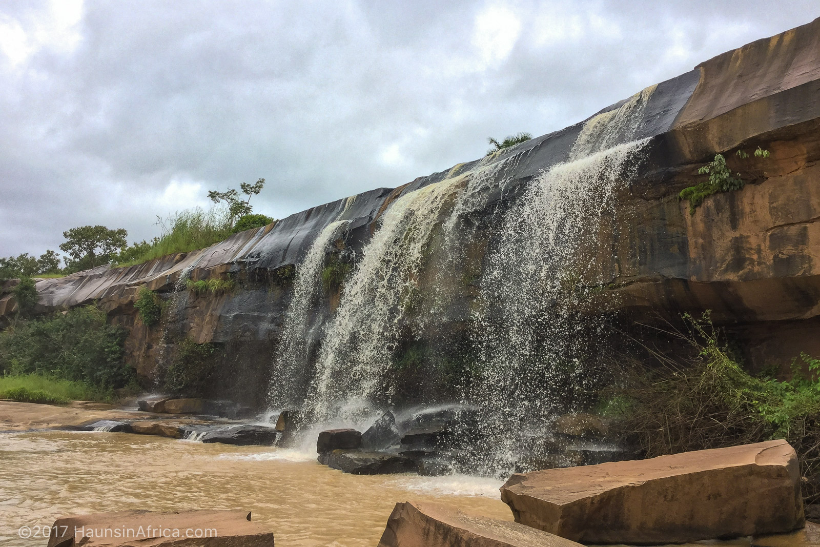 Cascades on the Komoé River - The Hauns in Africa