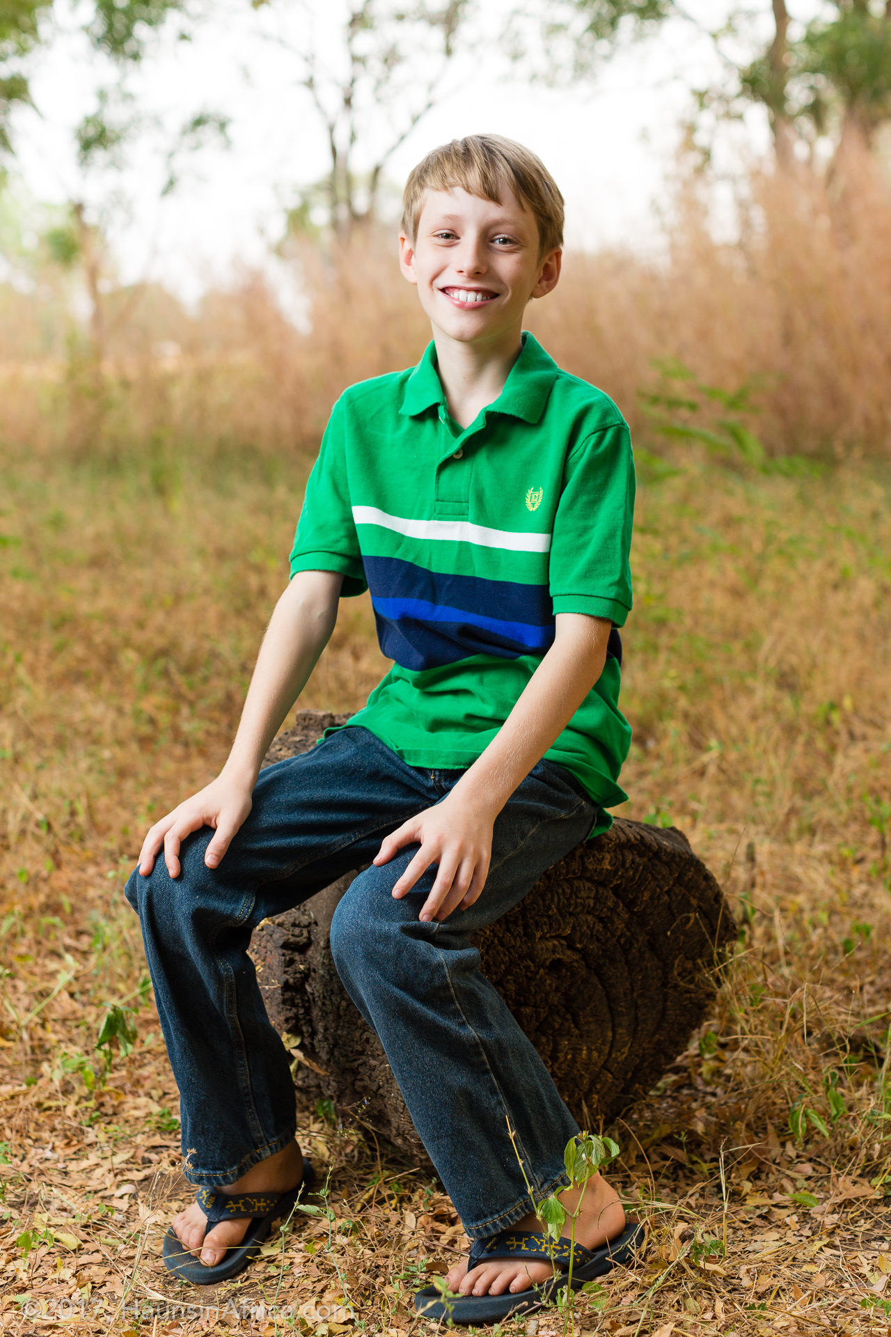 2017 Family Photo & Prayer Card - The Hauns in Africa