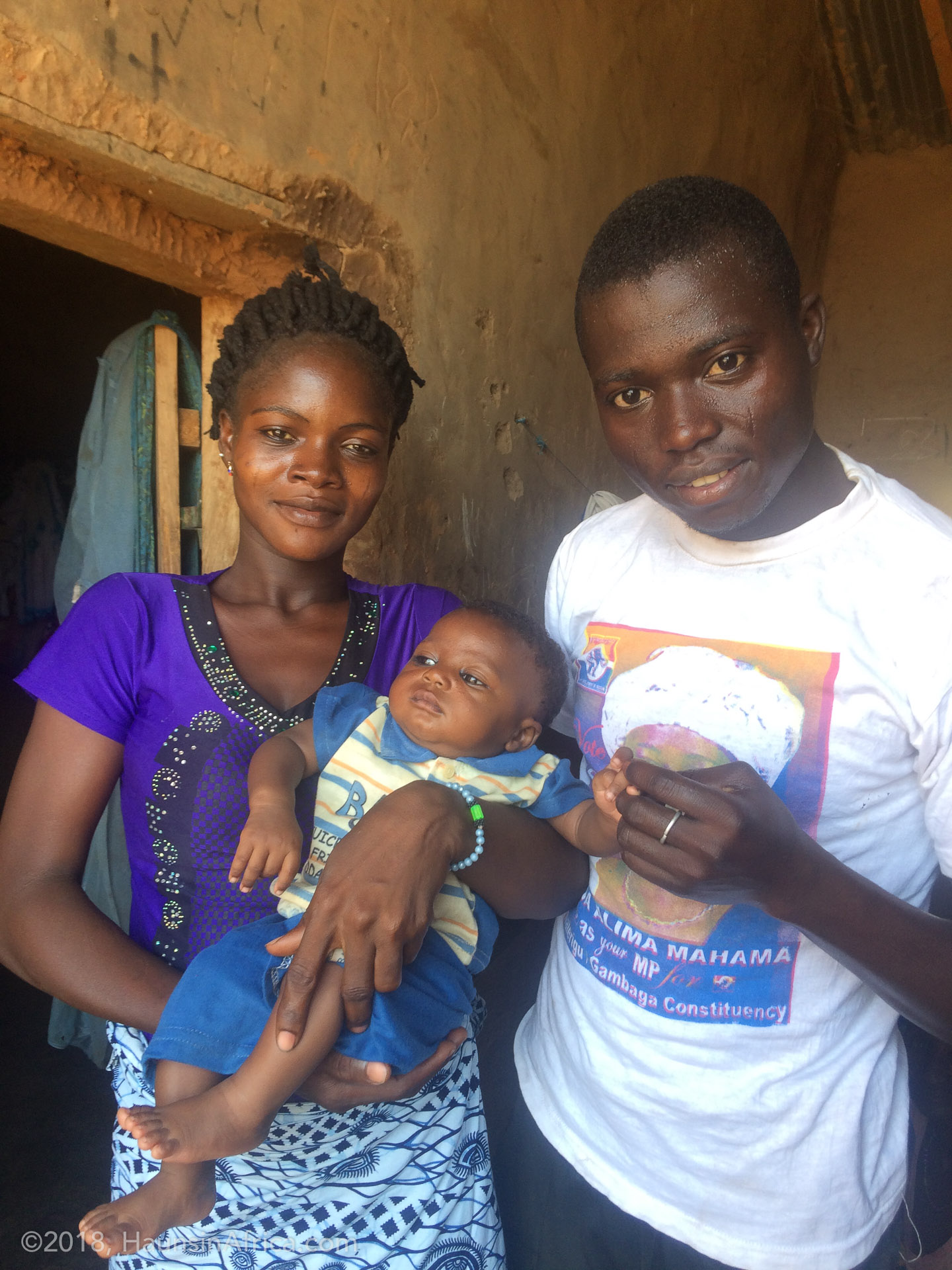 Visiting Nagboo Patient - The Hauns in Africa