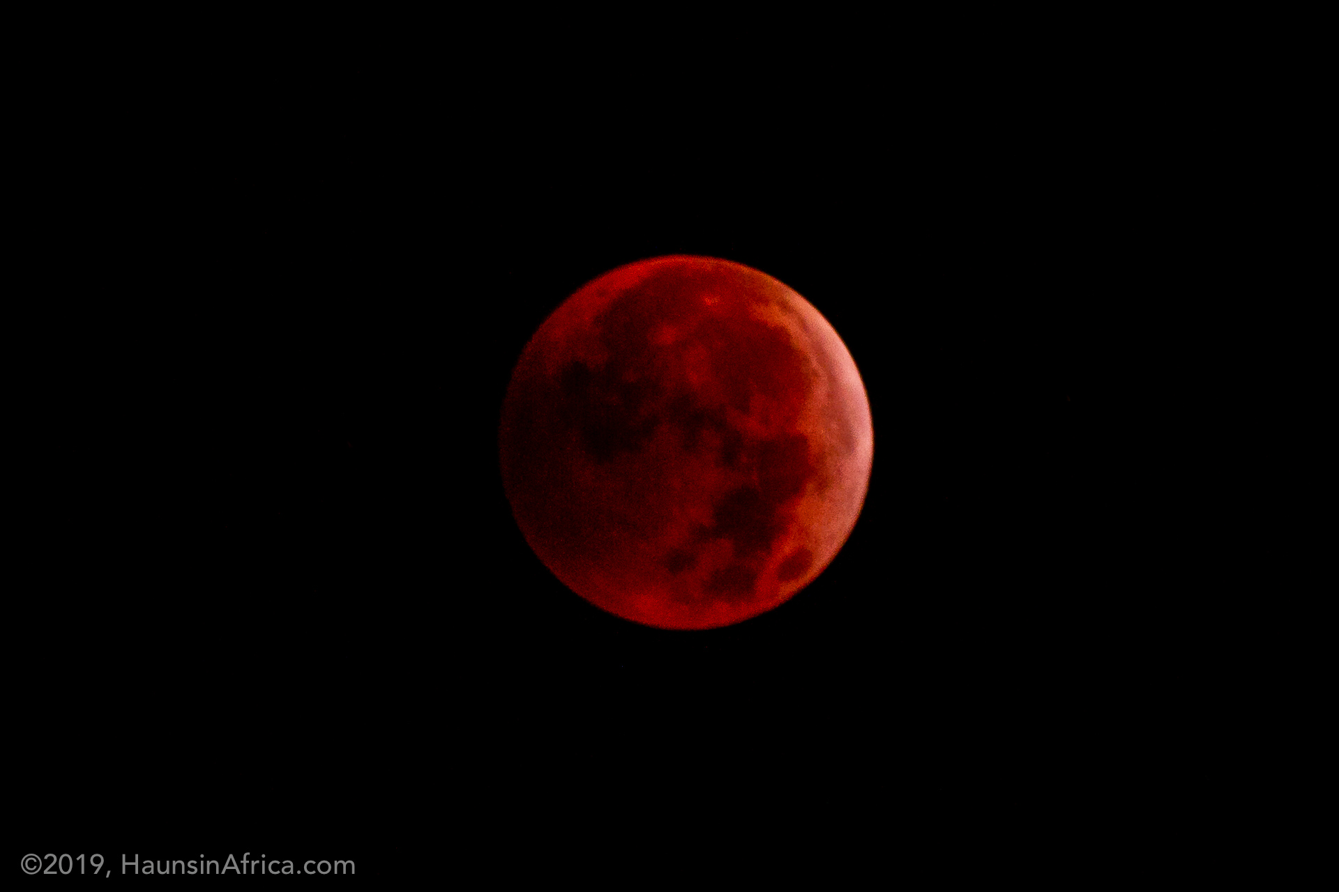 Super Blood Wolf Moon Eclipse - The Hauns in Africa