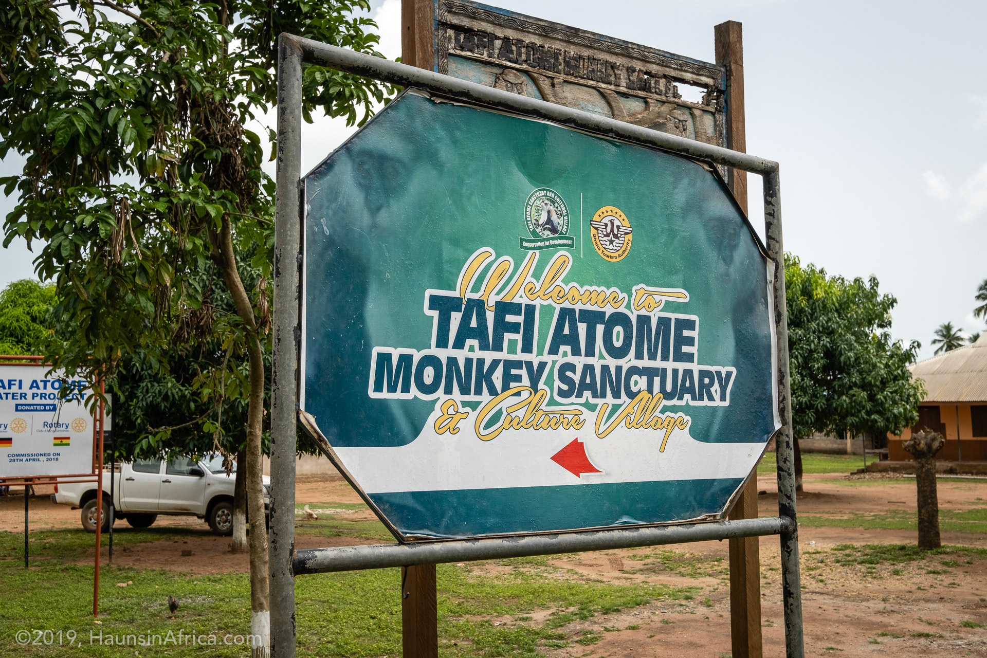 Tafi Atome Monkey Sanctuary - The Hauns in Africa