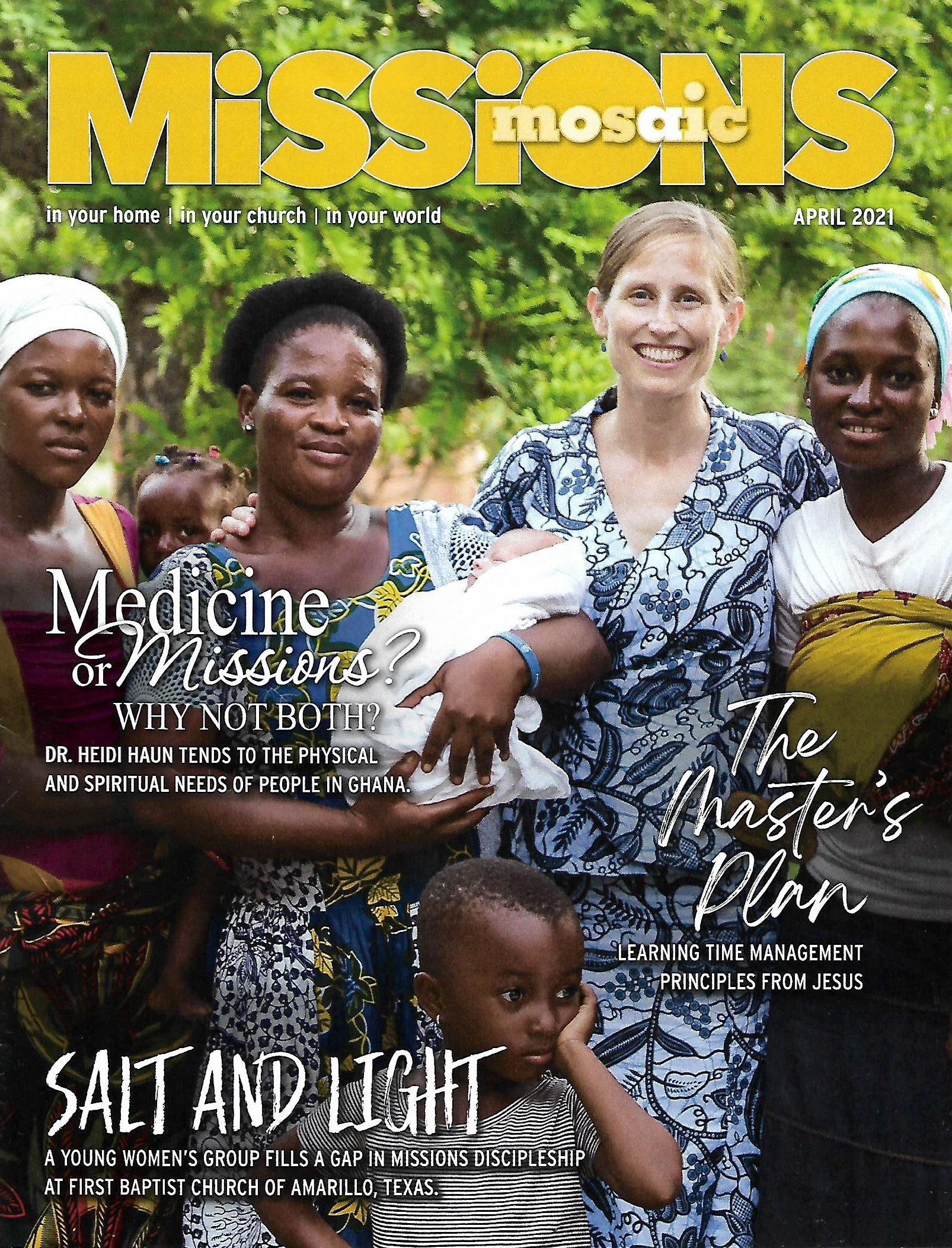WMU Missions Mosaic Article (April 2021) - The Hauns in Africa